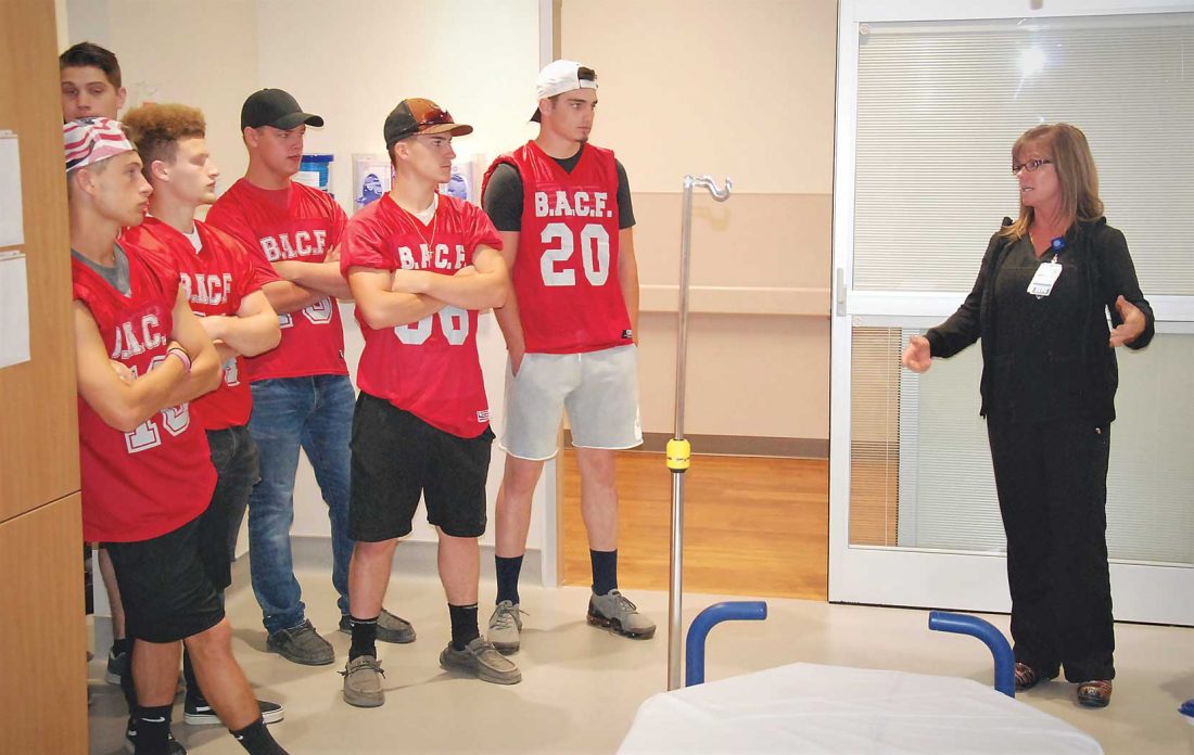 BACF football teams visit CCMC to learn about cystic fibrosis | News ...